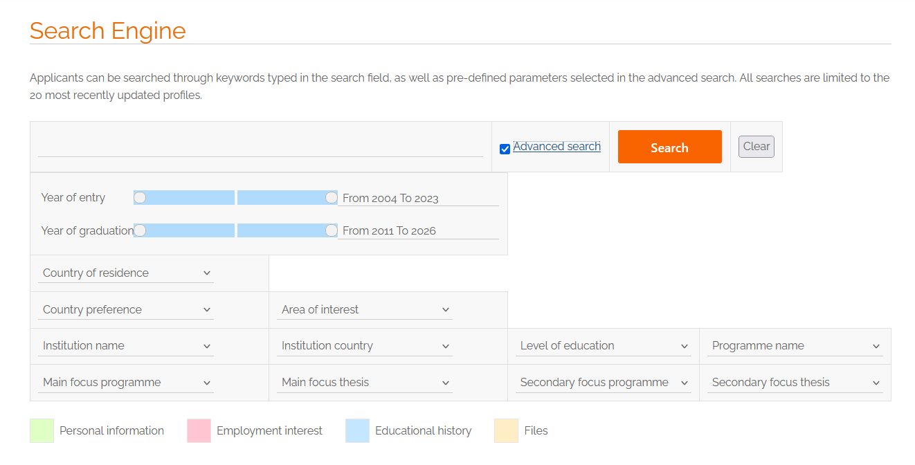 Informatics Europe - CV Repository